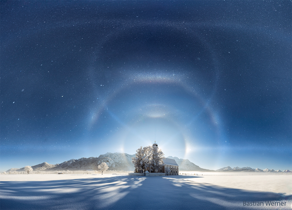 Ice Halos over Bavaria - Spacevolve